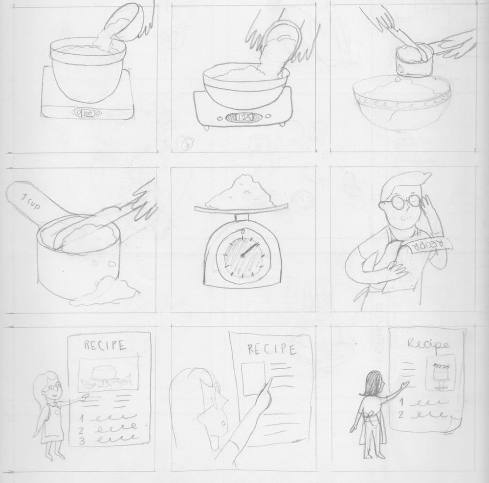 Baking illustrations | Skillshare Student Project