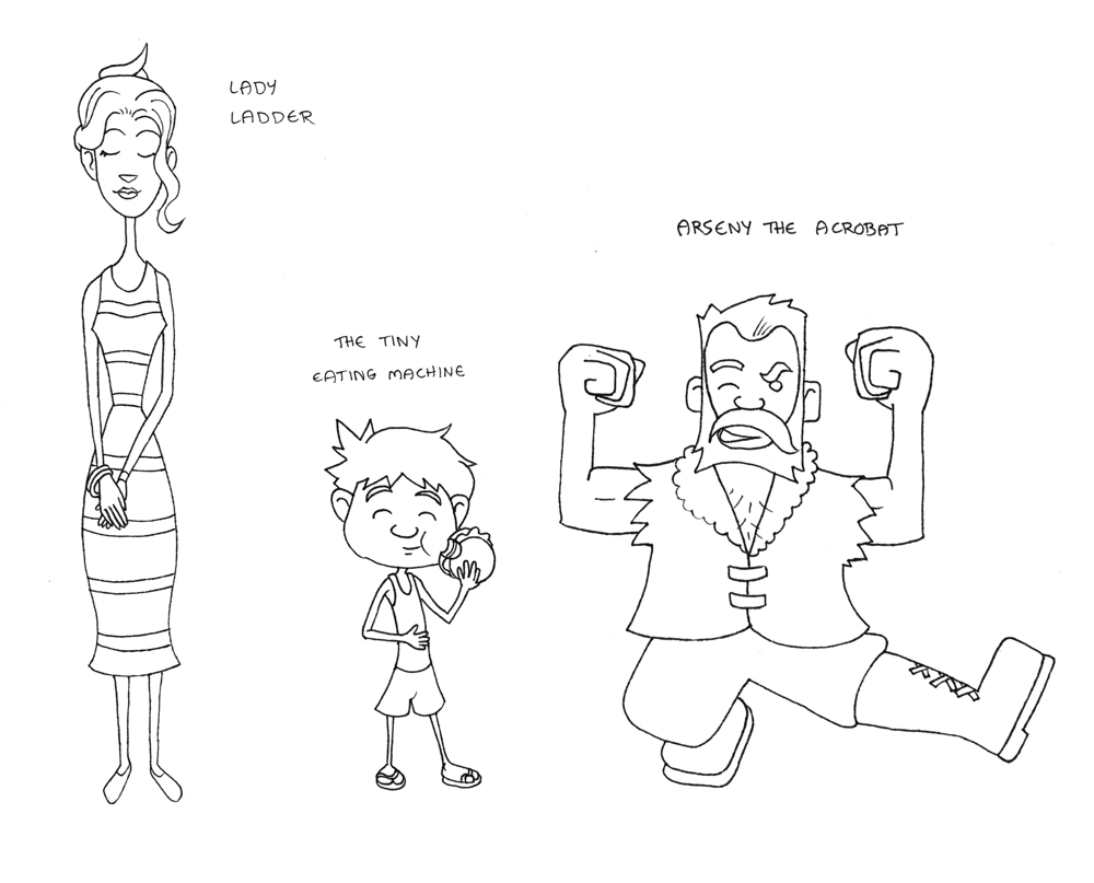 3 Ages & 3 Characters | Skillshare Student Project