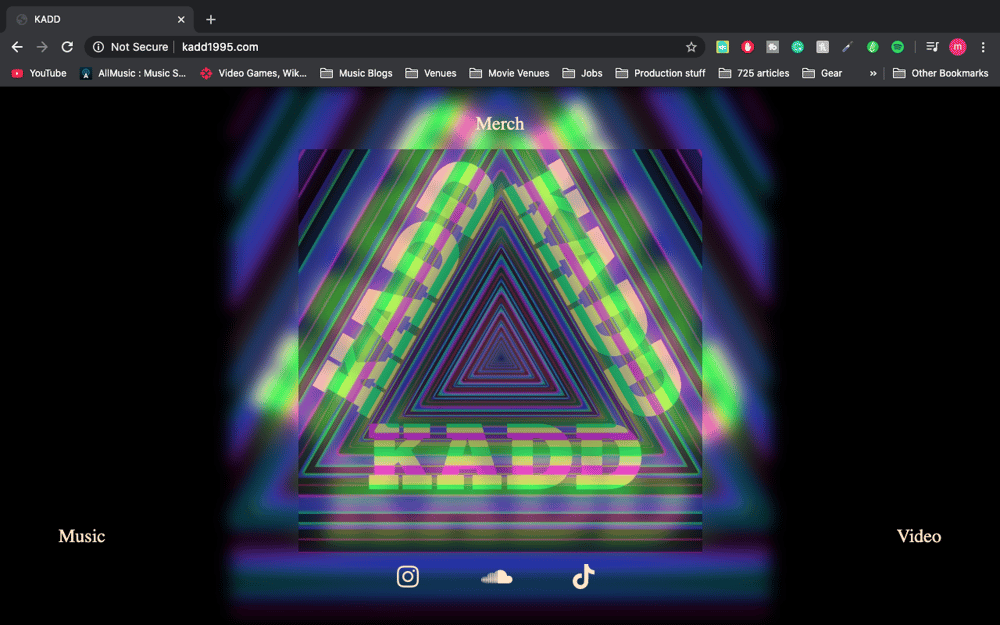 KADD Website | Skillshare Student Project