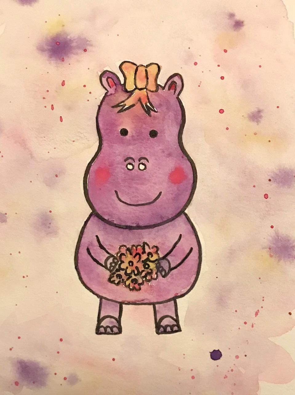 Red Panda & Hippo Cuties | Skillshare Student Project