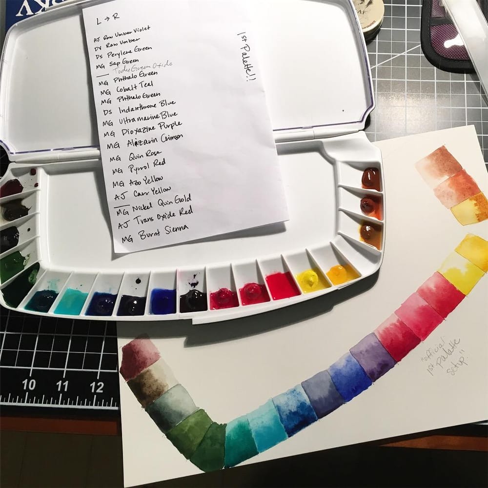 1st Palette Setup | Skillshare Student Project