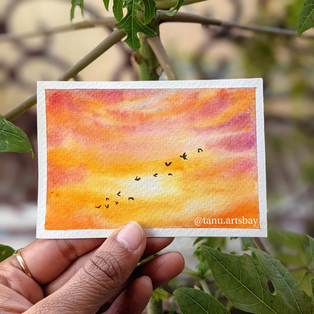 100 days painting with Geethu | Skillshare Student Project