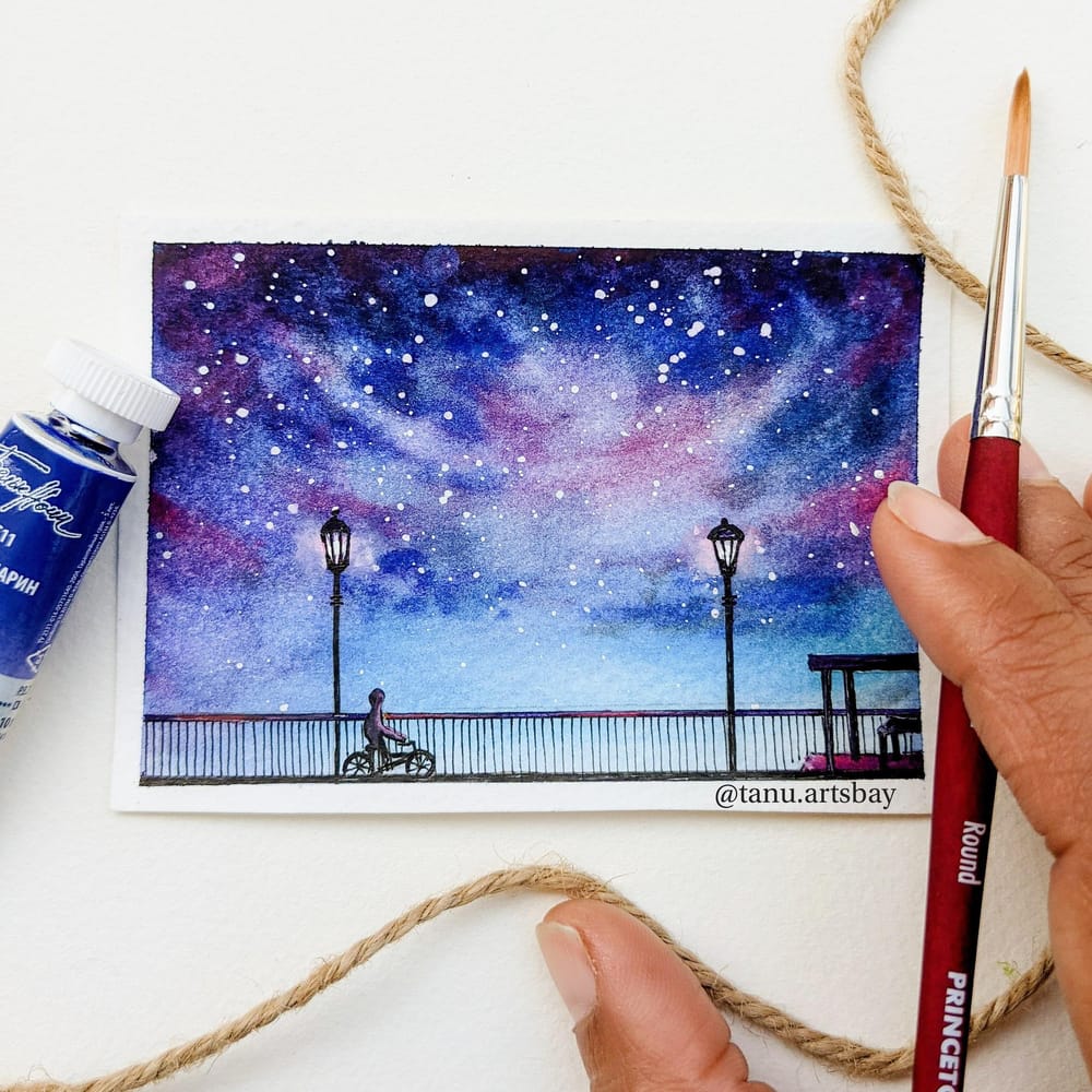 100 days painting with Geethu | Skillshare Student Project