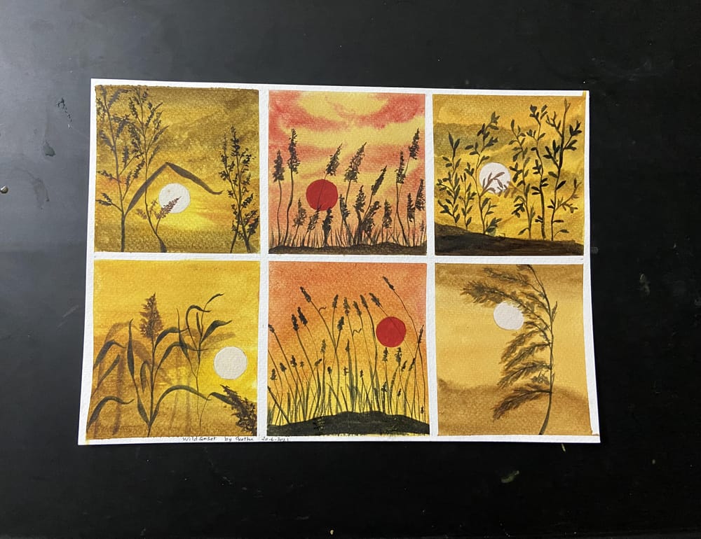 Mini sunset | Skillshare Student Project