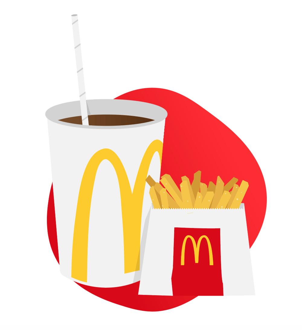 McDonald's Vector Illustration Project | Skillshare Student Project