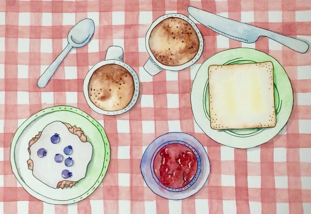 Breakfast with Coffee | Skillshare Student Project