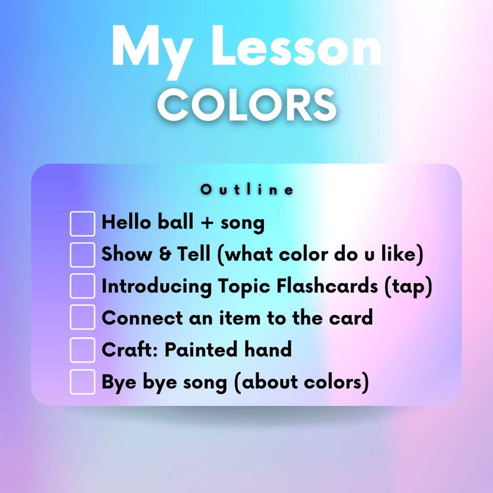 Lesson Plan: Colors | Skillshare Student Project
