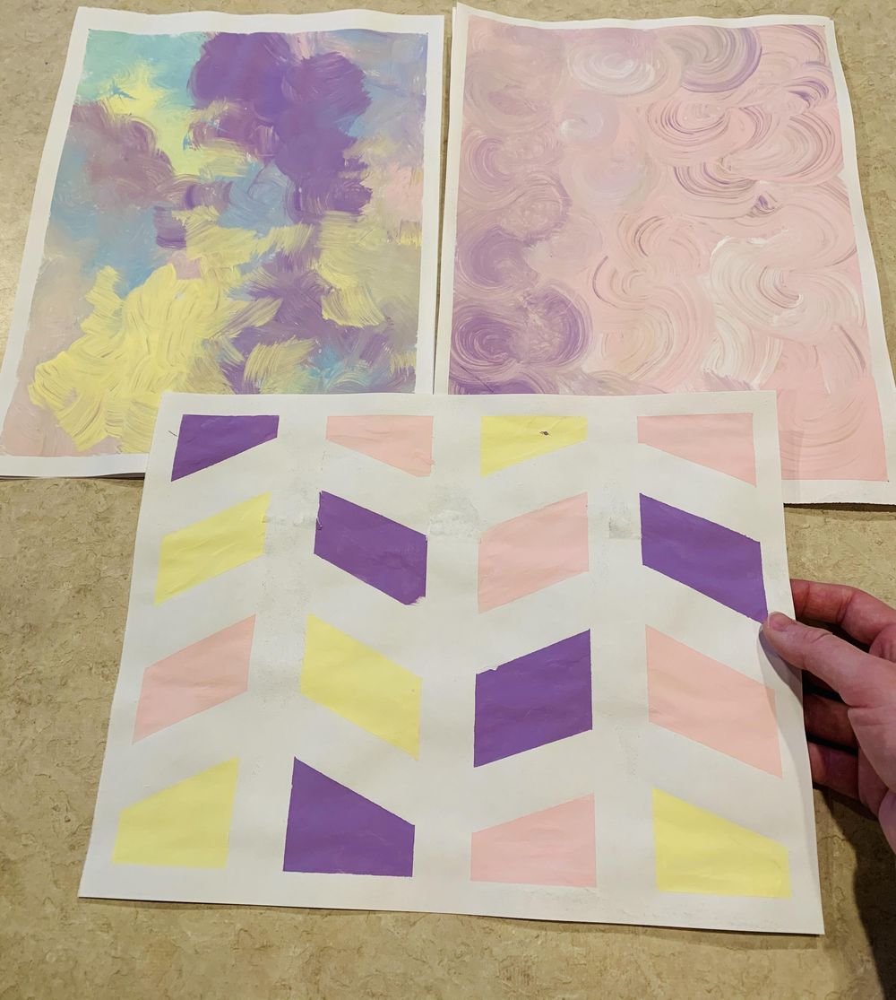Acrylic Painting: Abstract Gradients, Doughnuts and Galaxy from far far away. | Skillshare ...