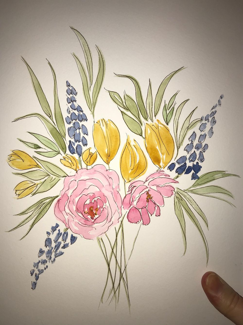 Loose Watercolor w/Ink | Skillshare Student Project