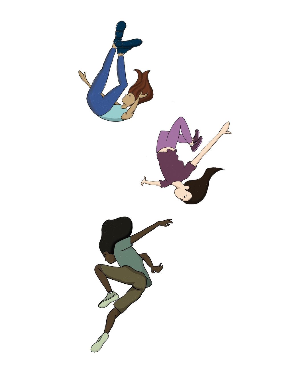 Falling people! | Skillshare Student Project