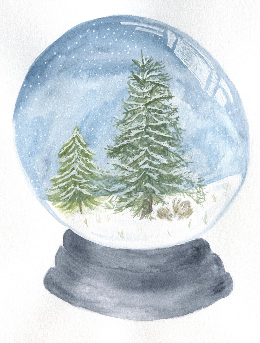 Winter Snow Globes | Skillshare Student Project