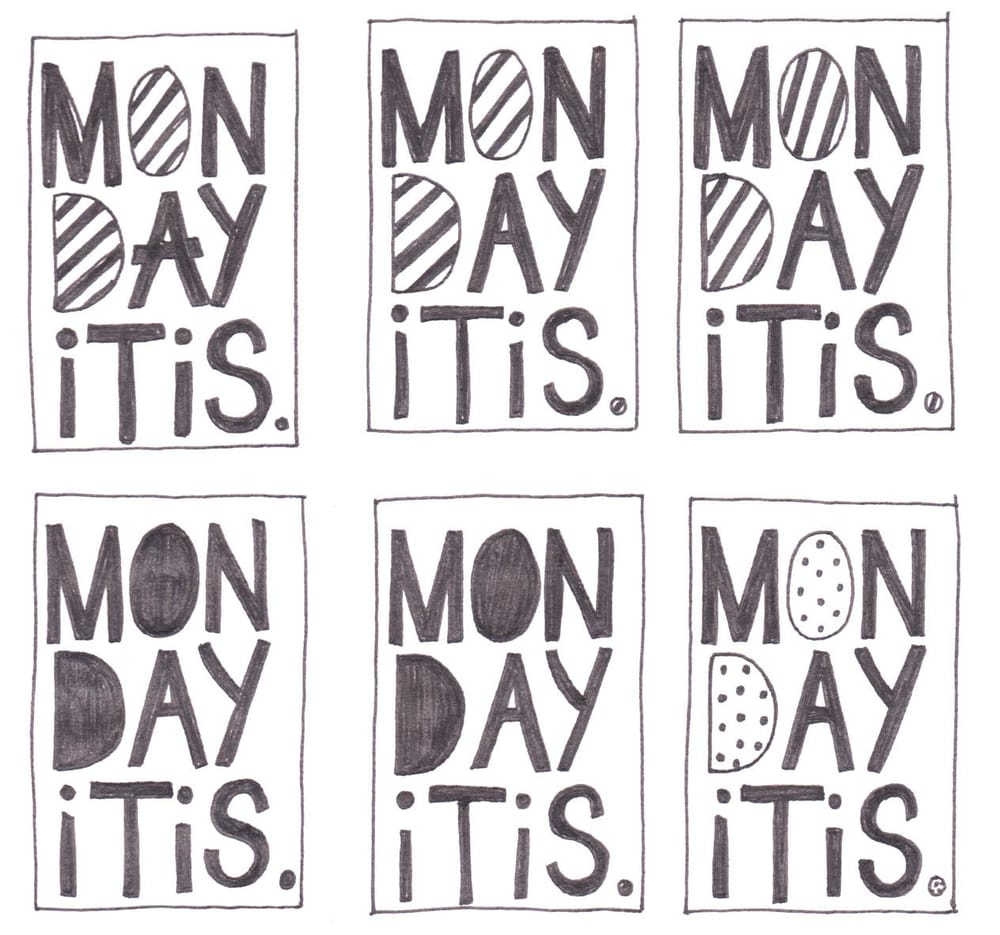 a case of mondayitis... | Skillshare Student Project