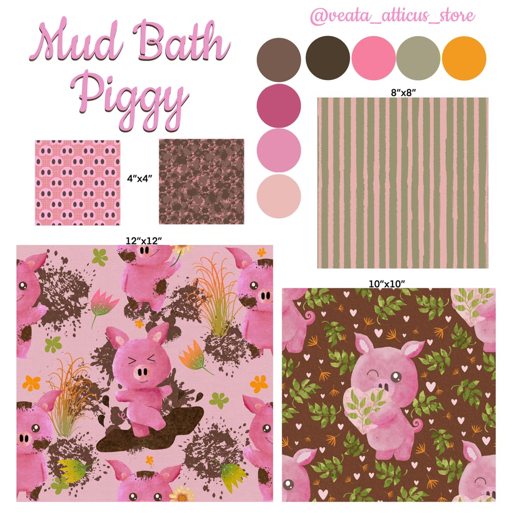Mud Bath Piggy | Skillshare Student Project