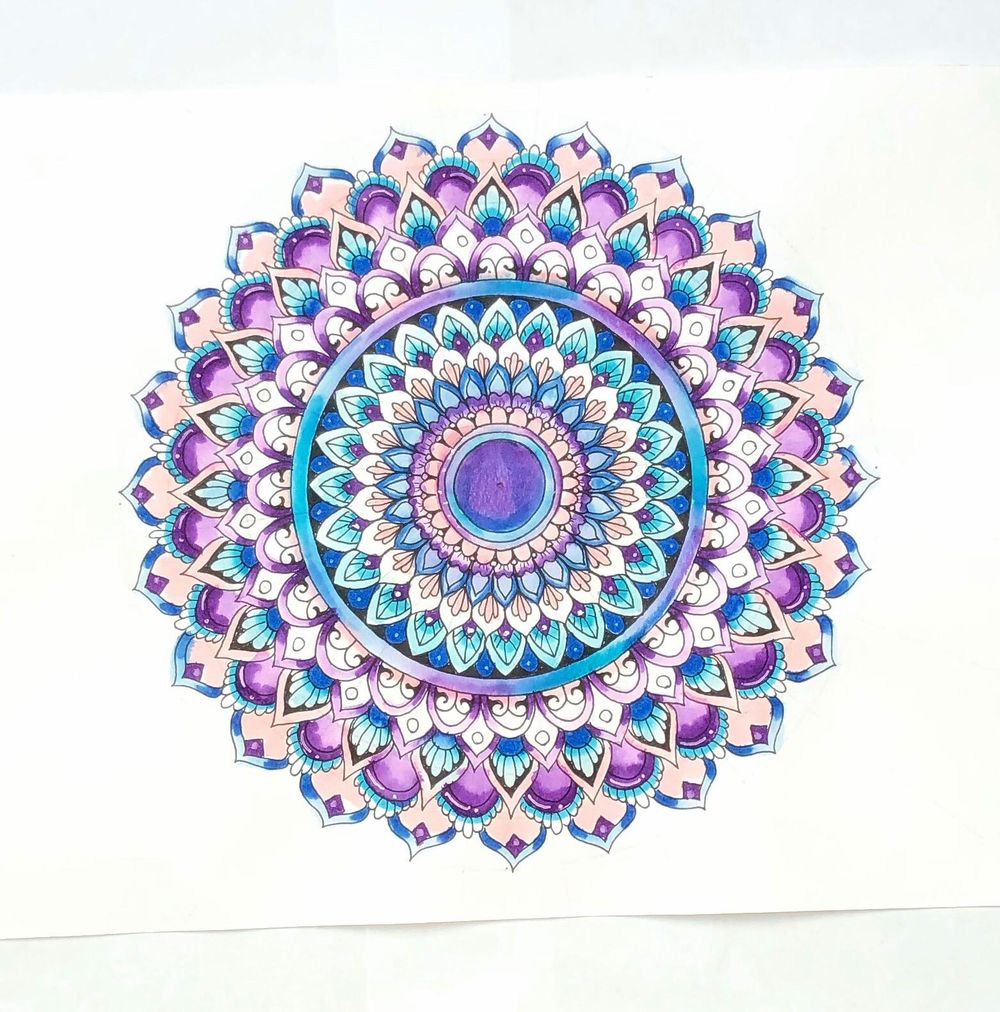 Watercolor mandala | Skillshare Student Project