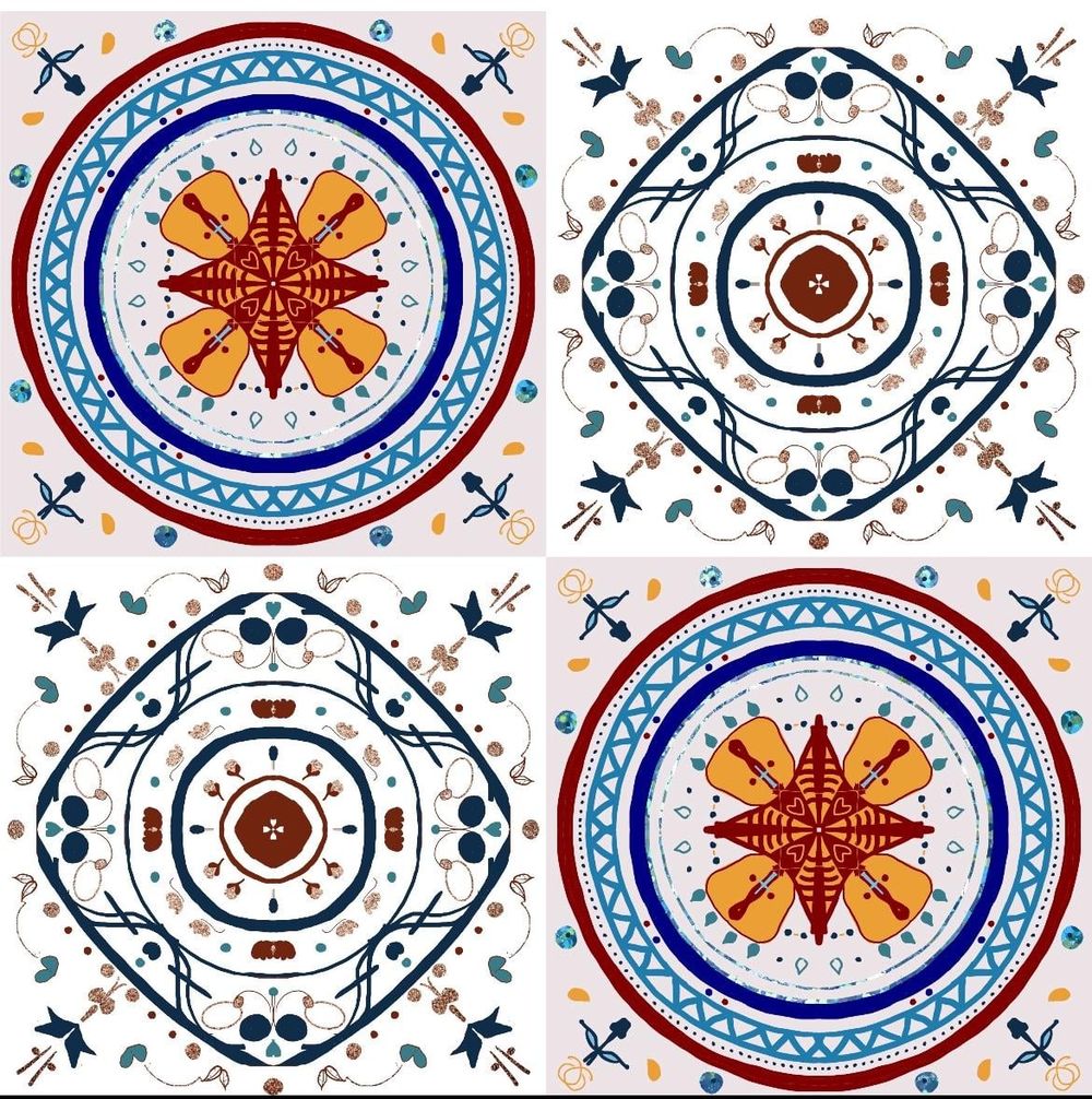 Repeat Pattern Of Tile Skillshare Student Project