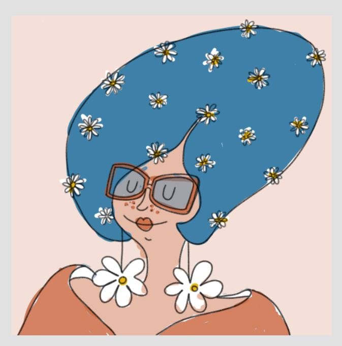 Groovy daisy | Skillshare Student Project