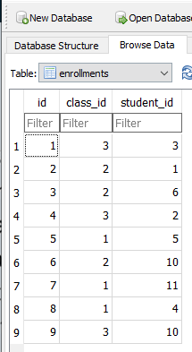 School Database | Skillshare Student Project