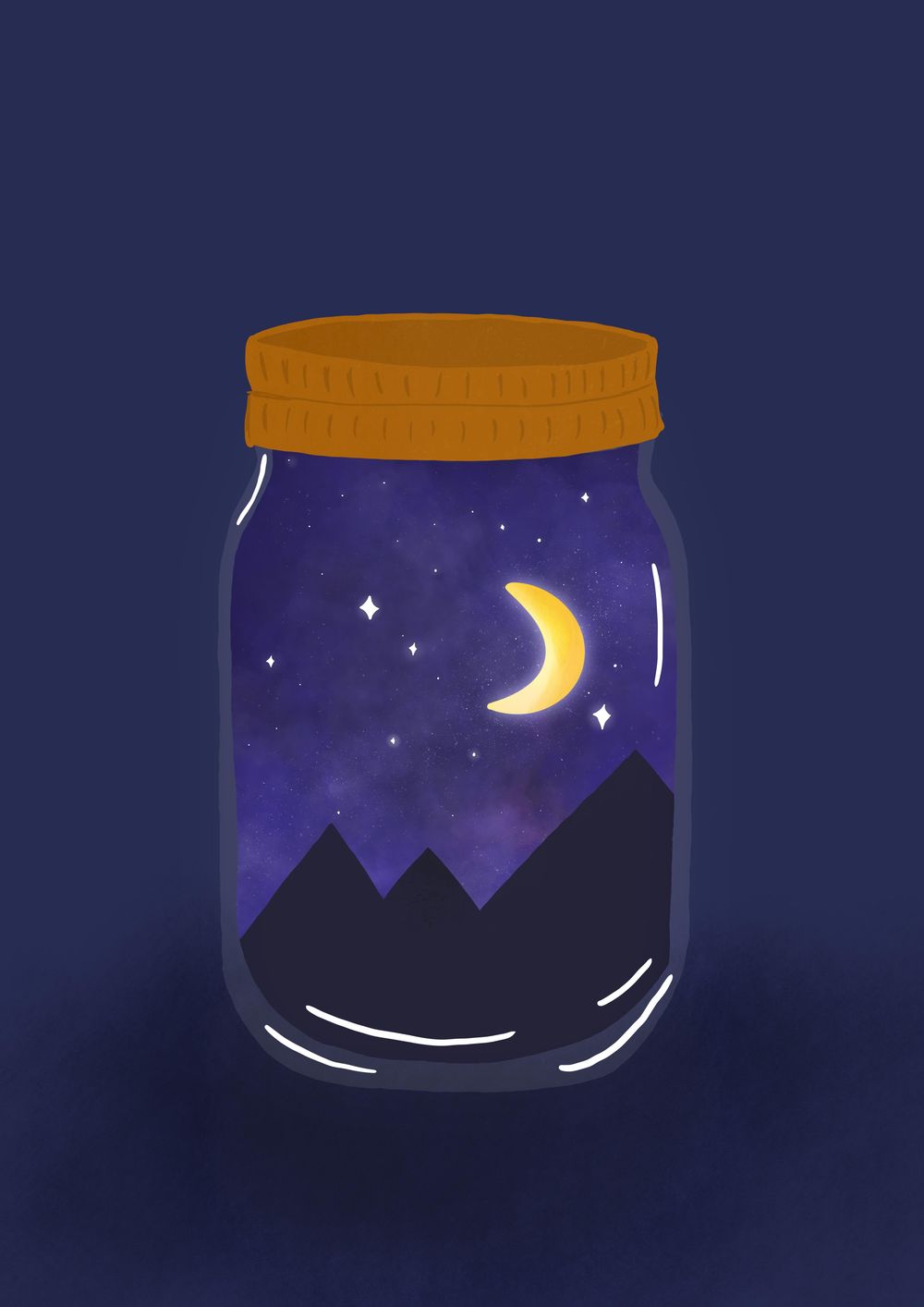 Starry night in a jar | Skillshare Student Project