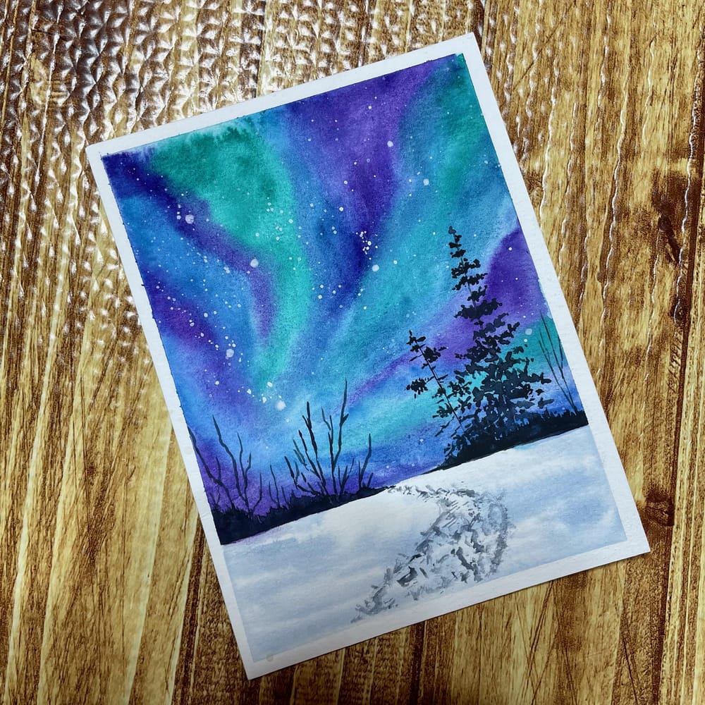 30 Day Winter Watercolor Challenge | Skillshare Student Project