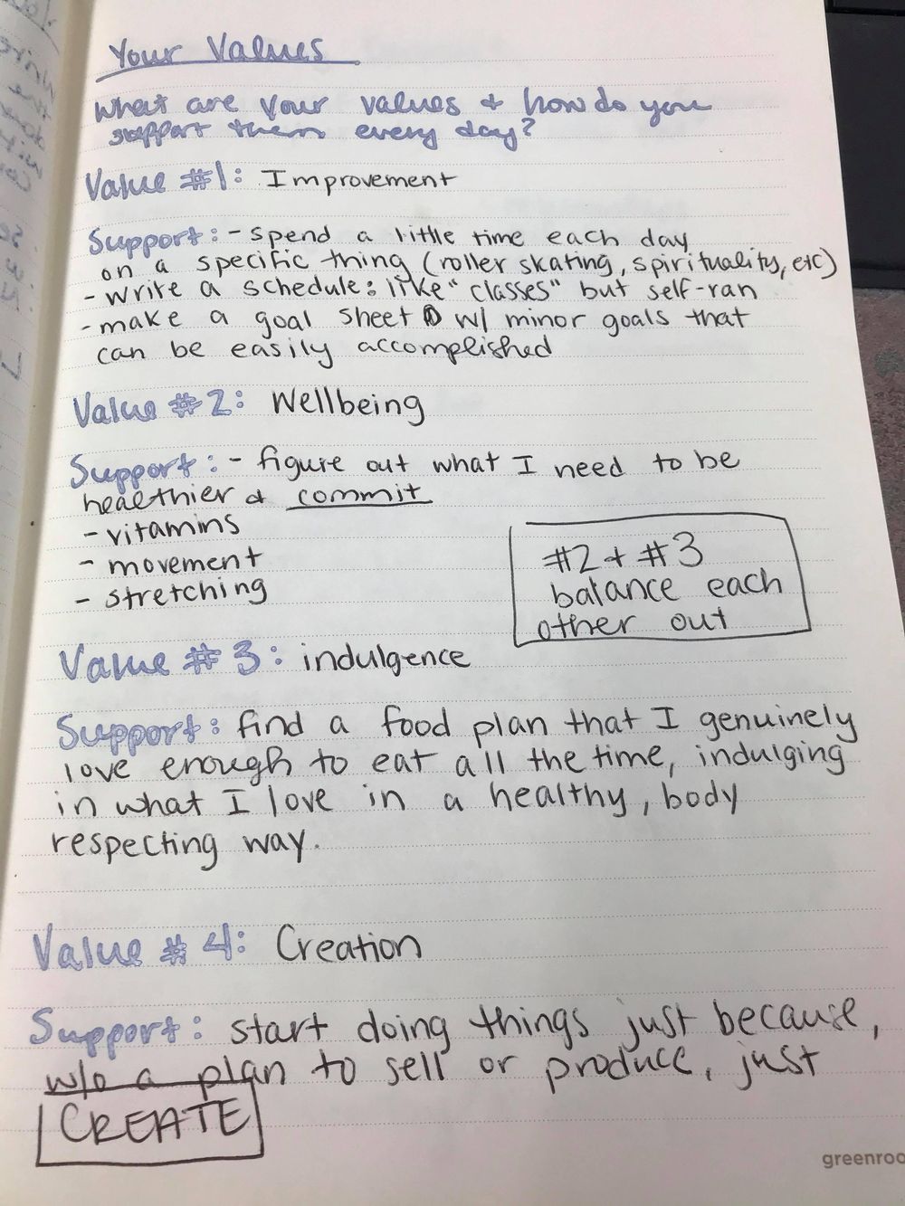 My Values | Skillshare Student Project