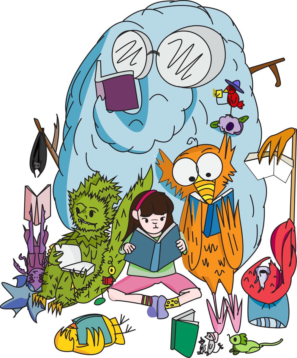 Reading is fun | Skillshare Student Project