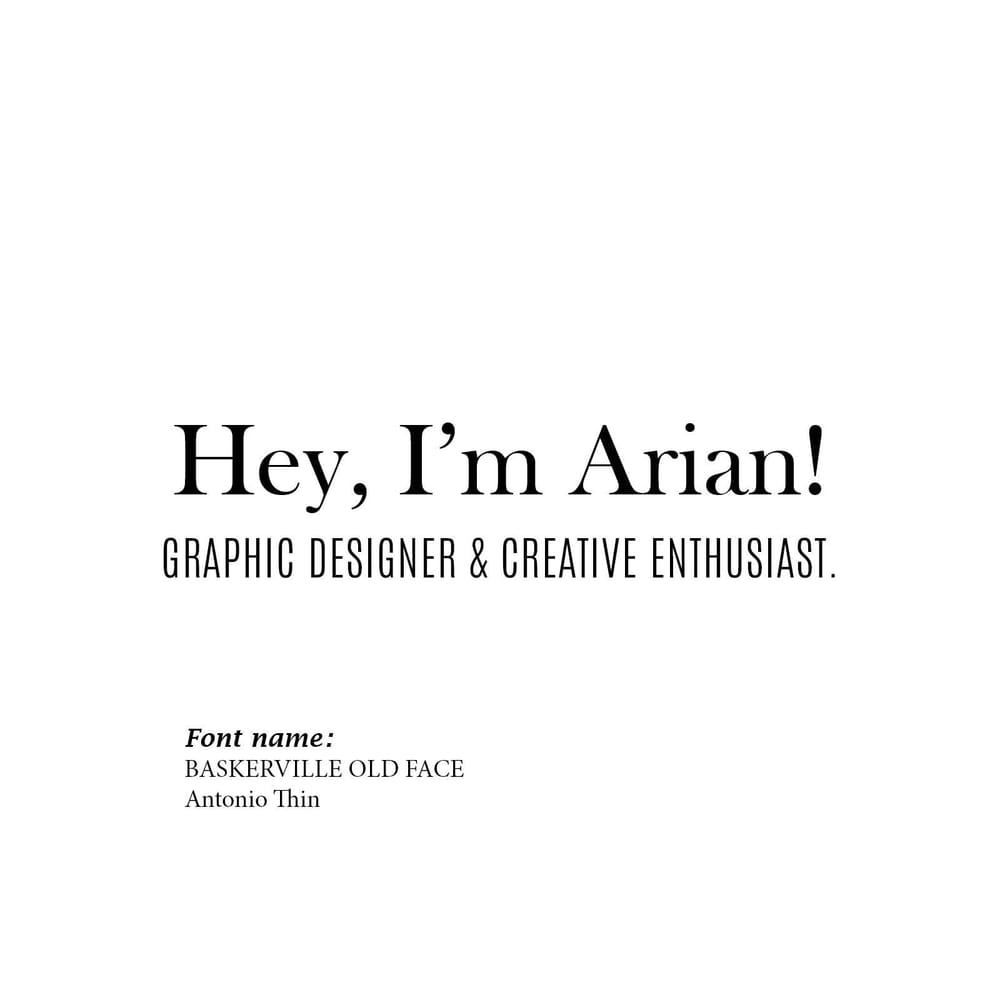 FONT PAIRING | Skillshare Student Project