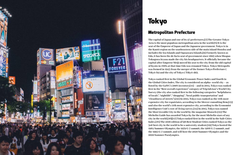 Magazine Layout (Tokyo - NY) | Skillshare Student Project