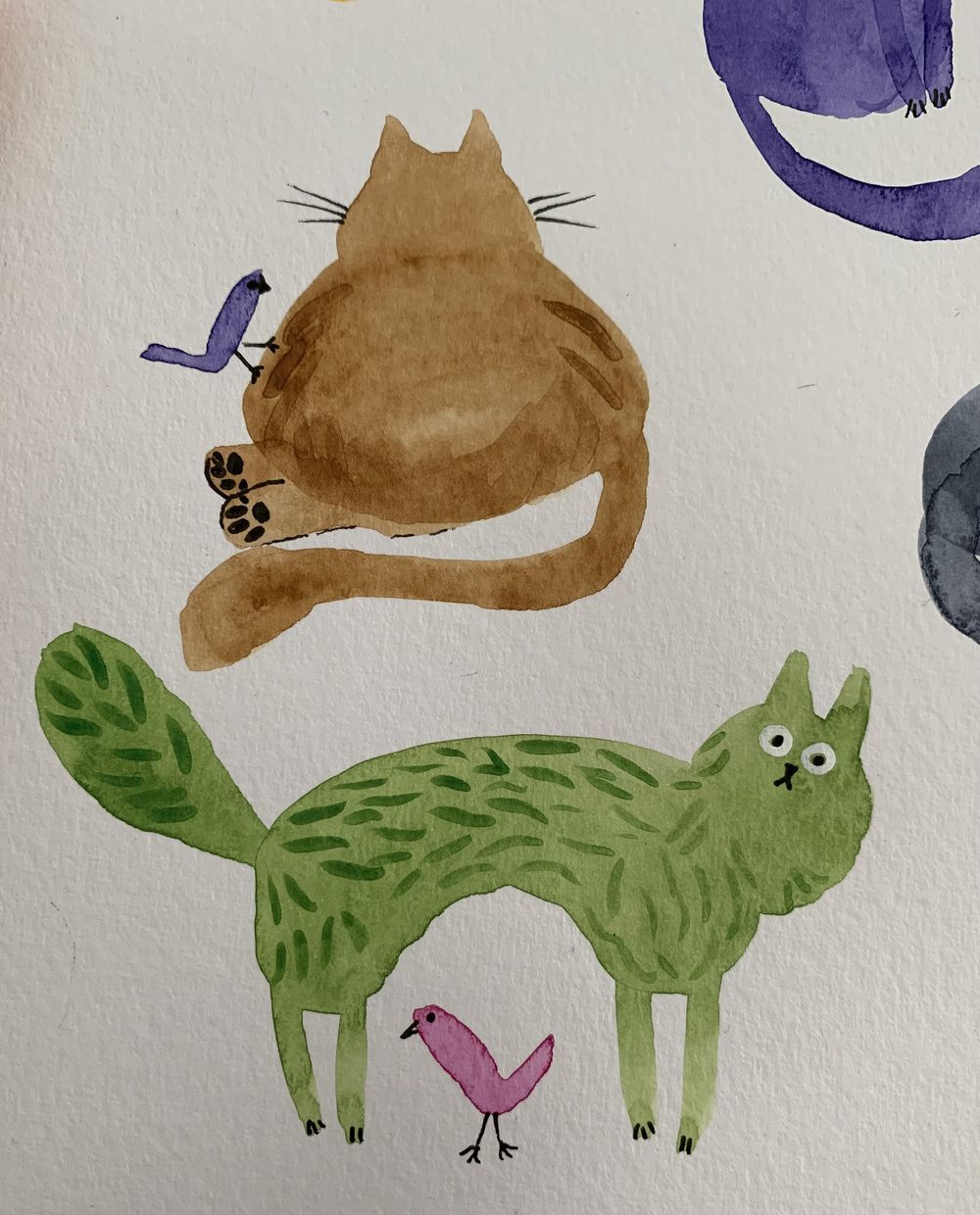 Inky Cats! | Skillshare Student Project