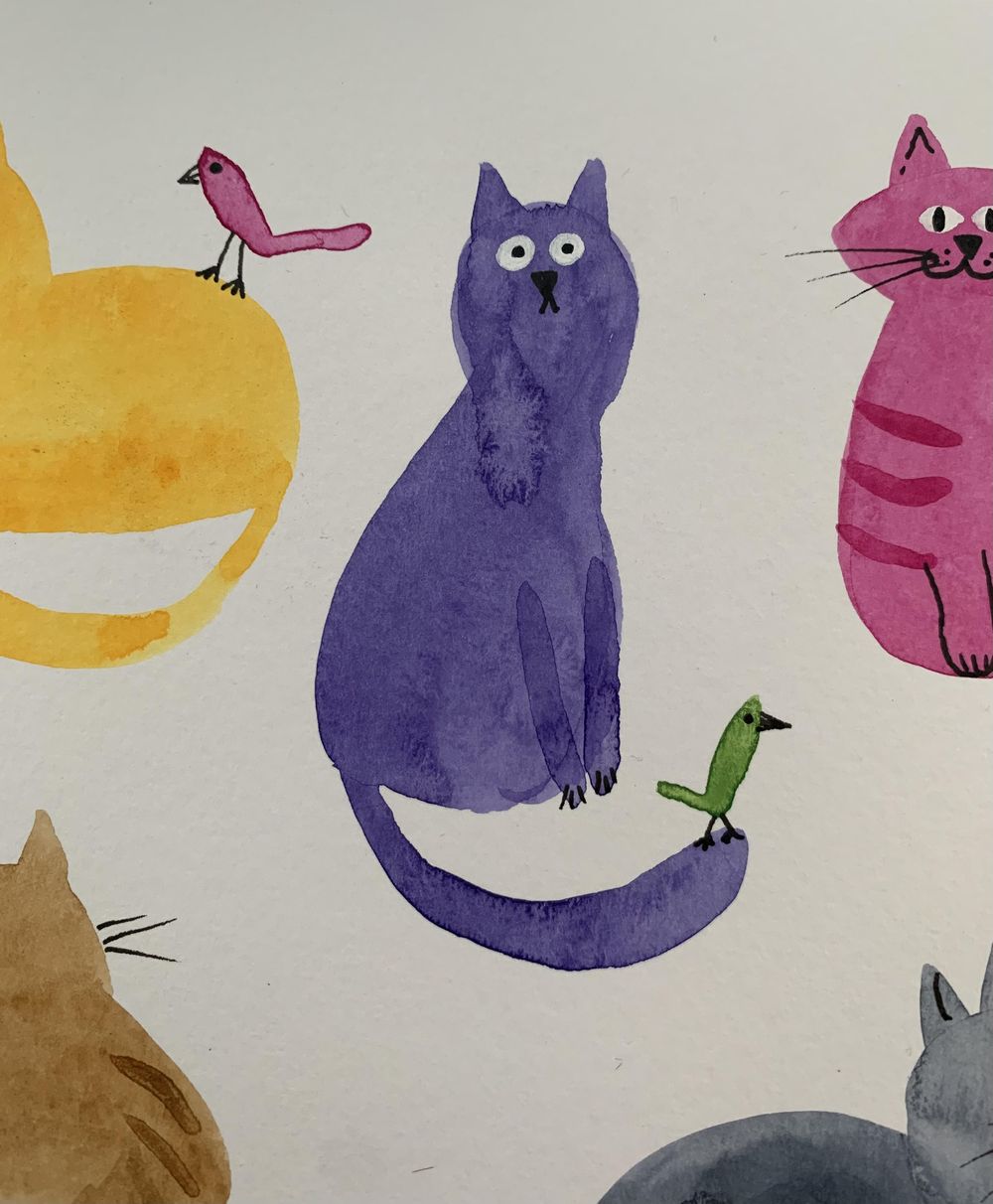 Inky Cats! | Skillshare Student Project