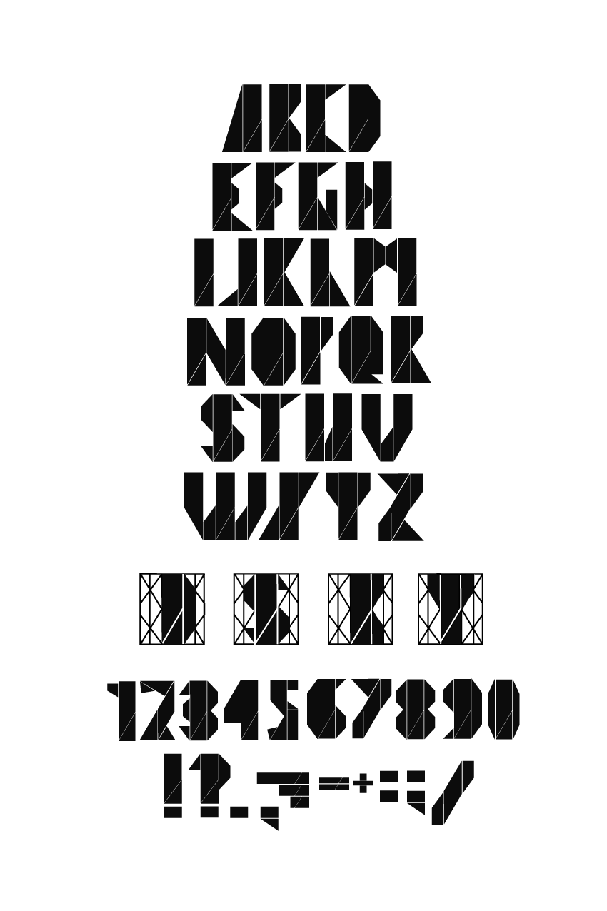 Grid-based Typeface | Skillshare Student Project Grid-based Typeface | Skillshare Student Project