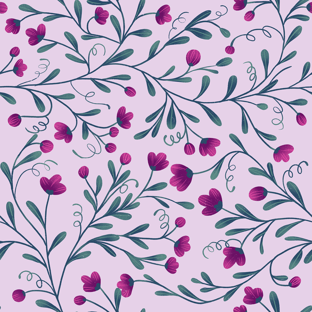 Whimsical Floral Pattern | Skillshare Student Project