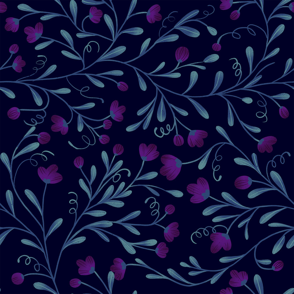 Whimsical Floral Pattern | Skillshare Student Project