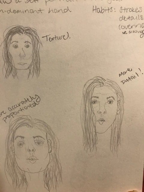 Self Portrait Exercises | Skillshare Student Project