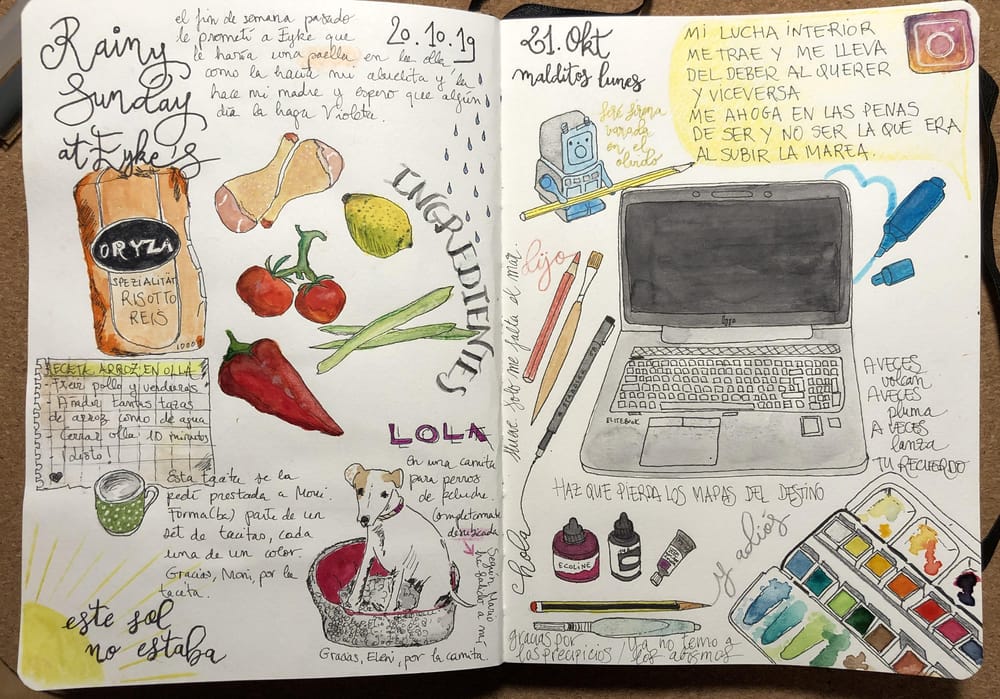 Sketch journal: my first steps | Skillshare Student Project