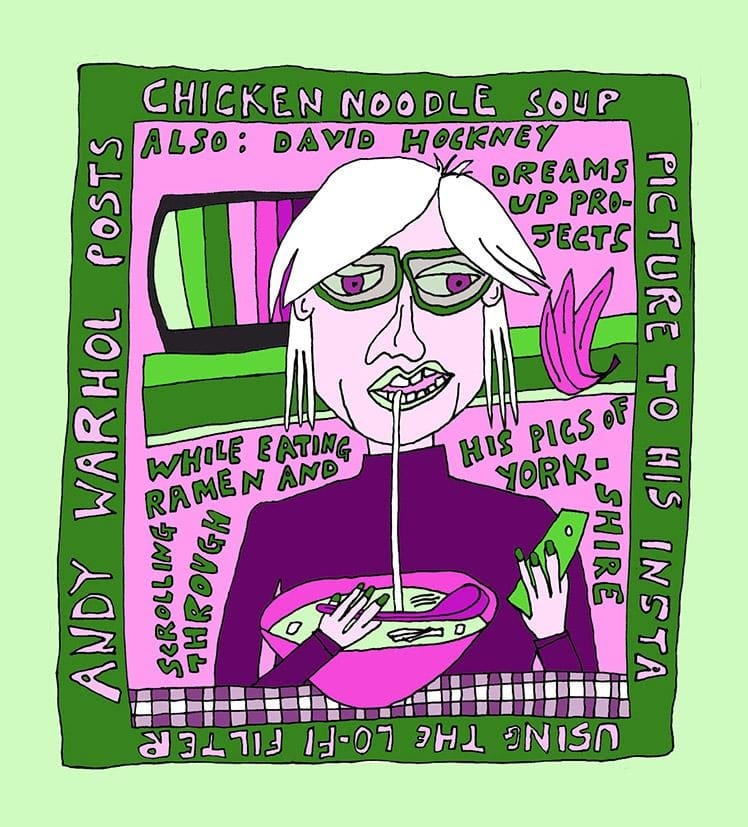 Andy Warhol and David Hockney | Skillshare Student Project