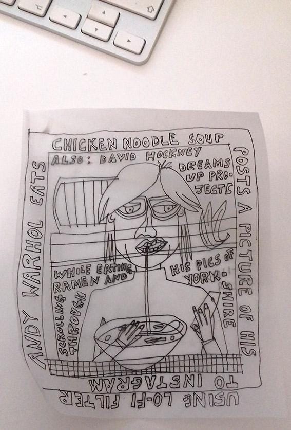 Andy Warhol and David Hockney | Skillshare Student Project