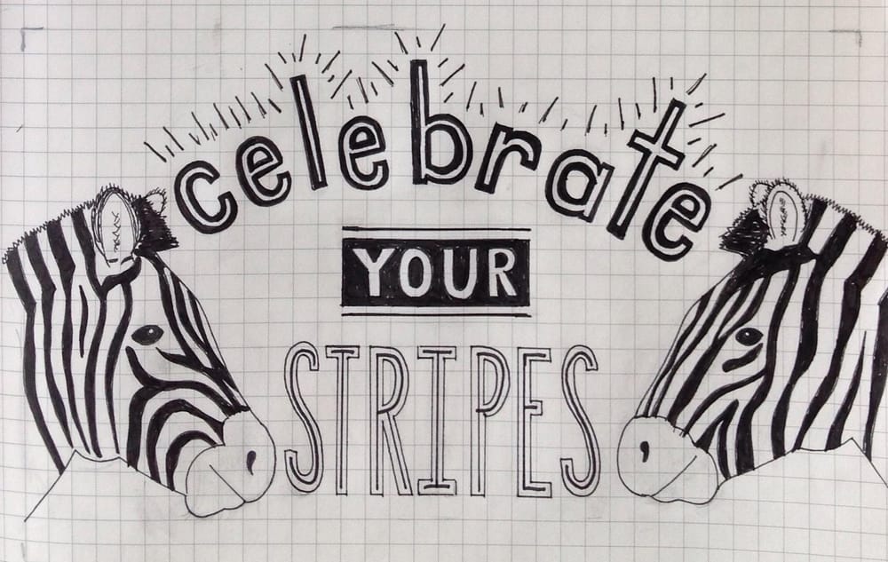 Celebrate your stripes | Skillshare Student Project