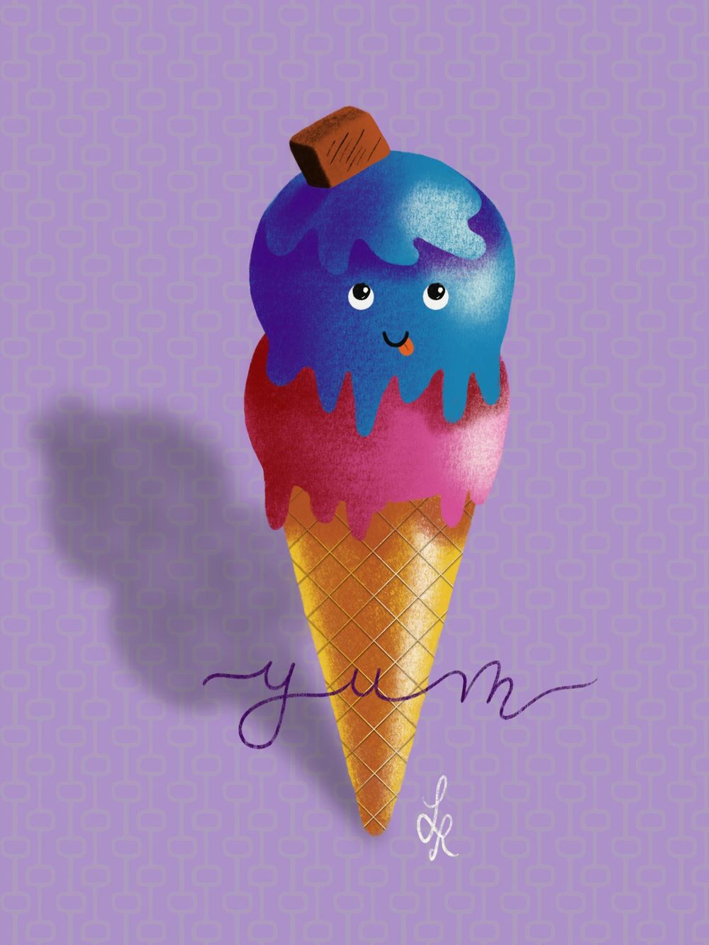 Shading an ice cream. | Skillshare Student Project