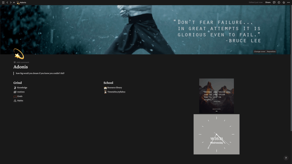Notion Home page | Skillshare Student Project Notion Home page | Skillshare Student Project