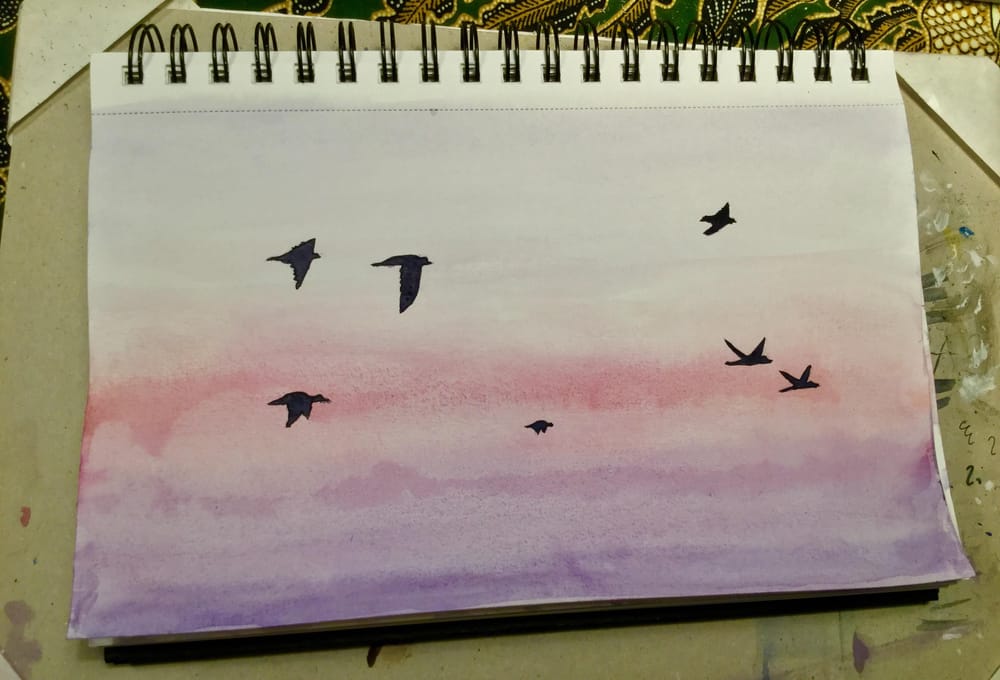 Gradient wash | Skillshare Student Project