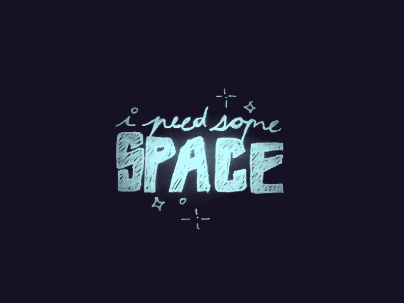 I Need Some SPACE exercise | Skillshare Student Project