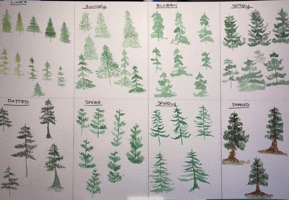 All the trees | Skillshare Student Project