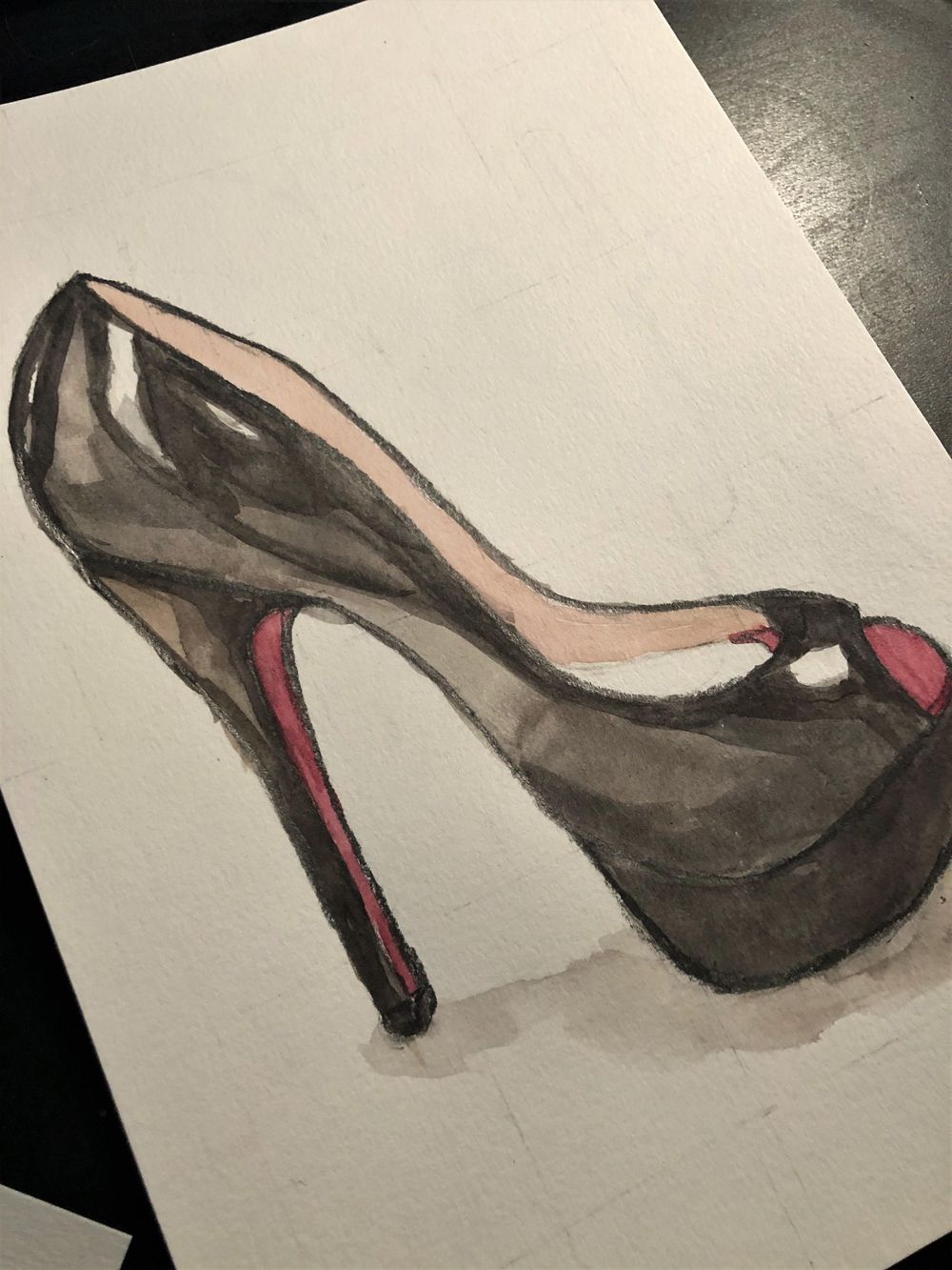 Watercolor Shoes | Skillshare Student Project