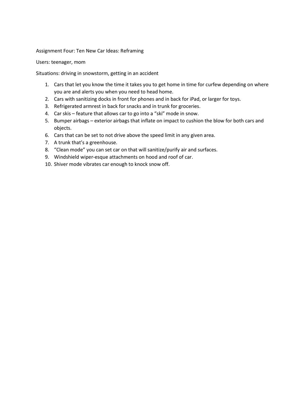 Assignments One - Four | Skillshare Student Project