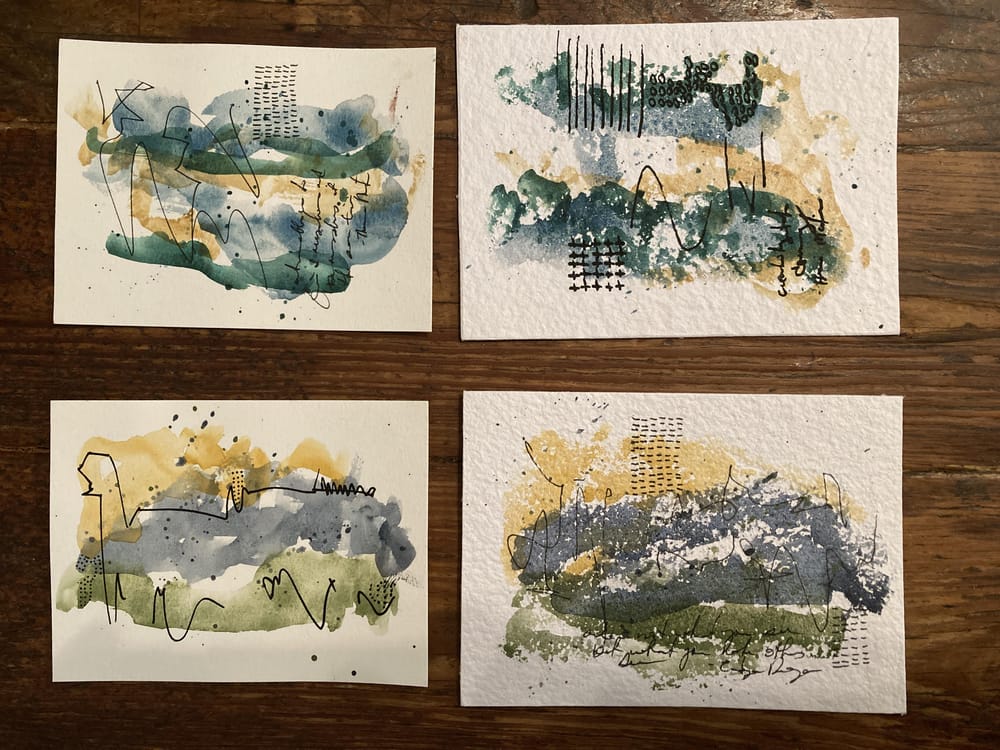 Watercolor and Mark Making | Skillshare Student Project