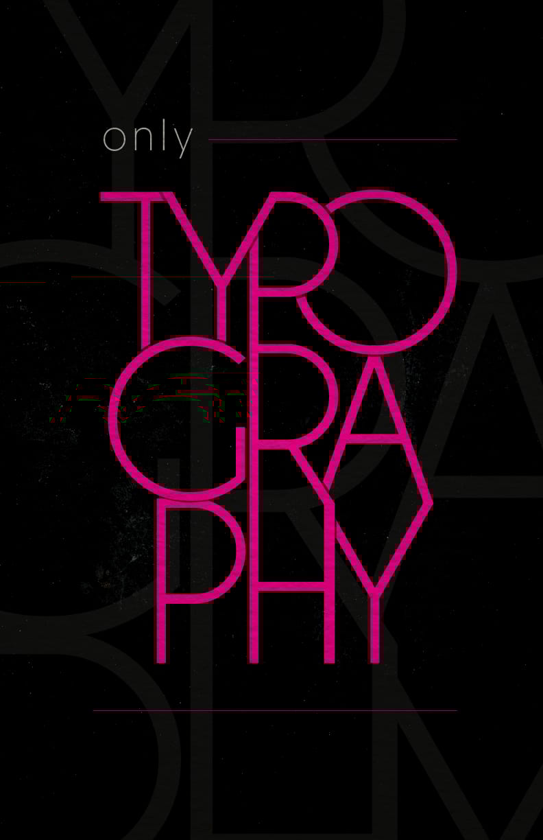 Typography poster | Skillshare Student Project