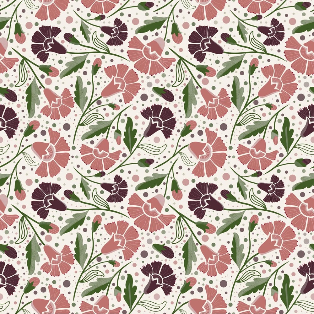 Wild flower pattern | Skillshare Student Project