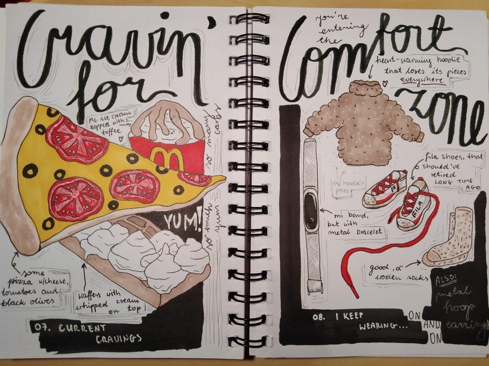 Illustrated journaling | Skillshare Student Project