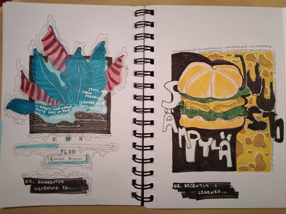 Illustrated journaling | Skillshare Student Project