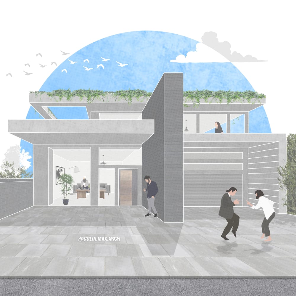 Collage House v1 | Skillshare Student Project